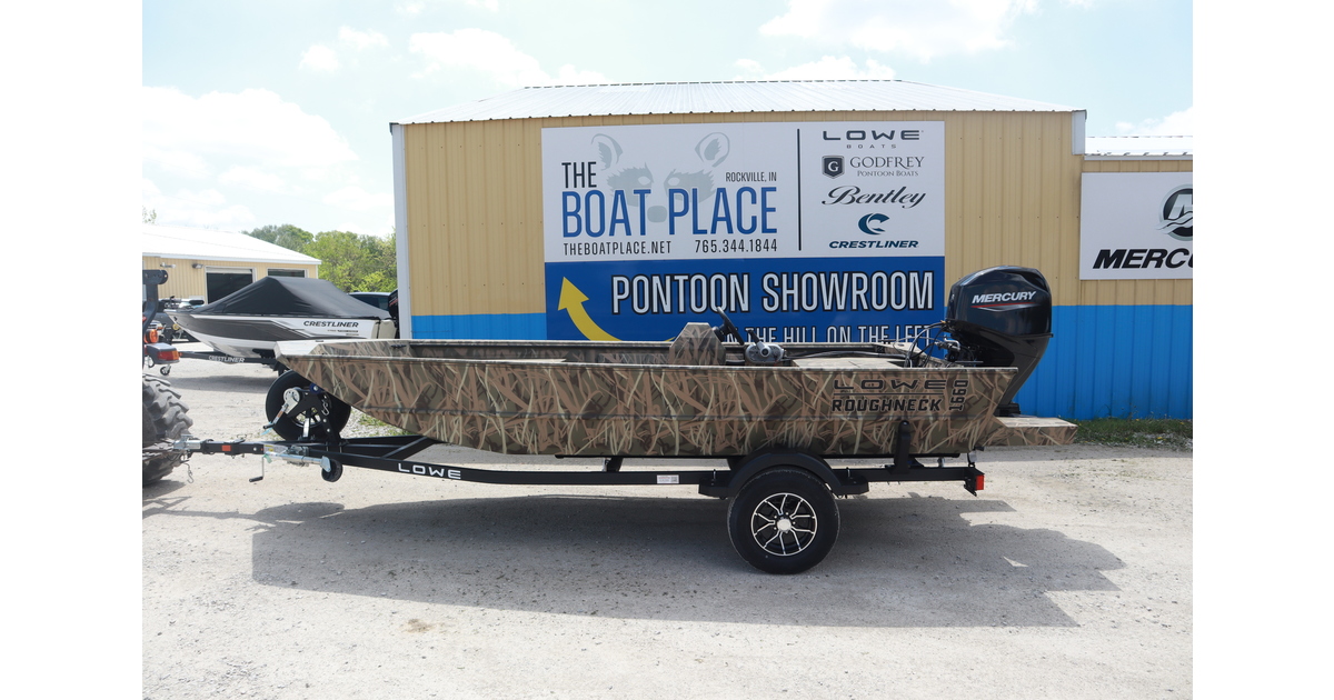 Boat Matrix | 2025 Lowe Roughneck 1660 add on console Jet